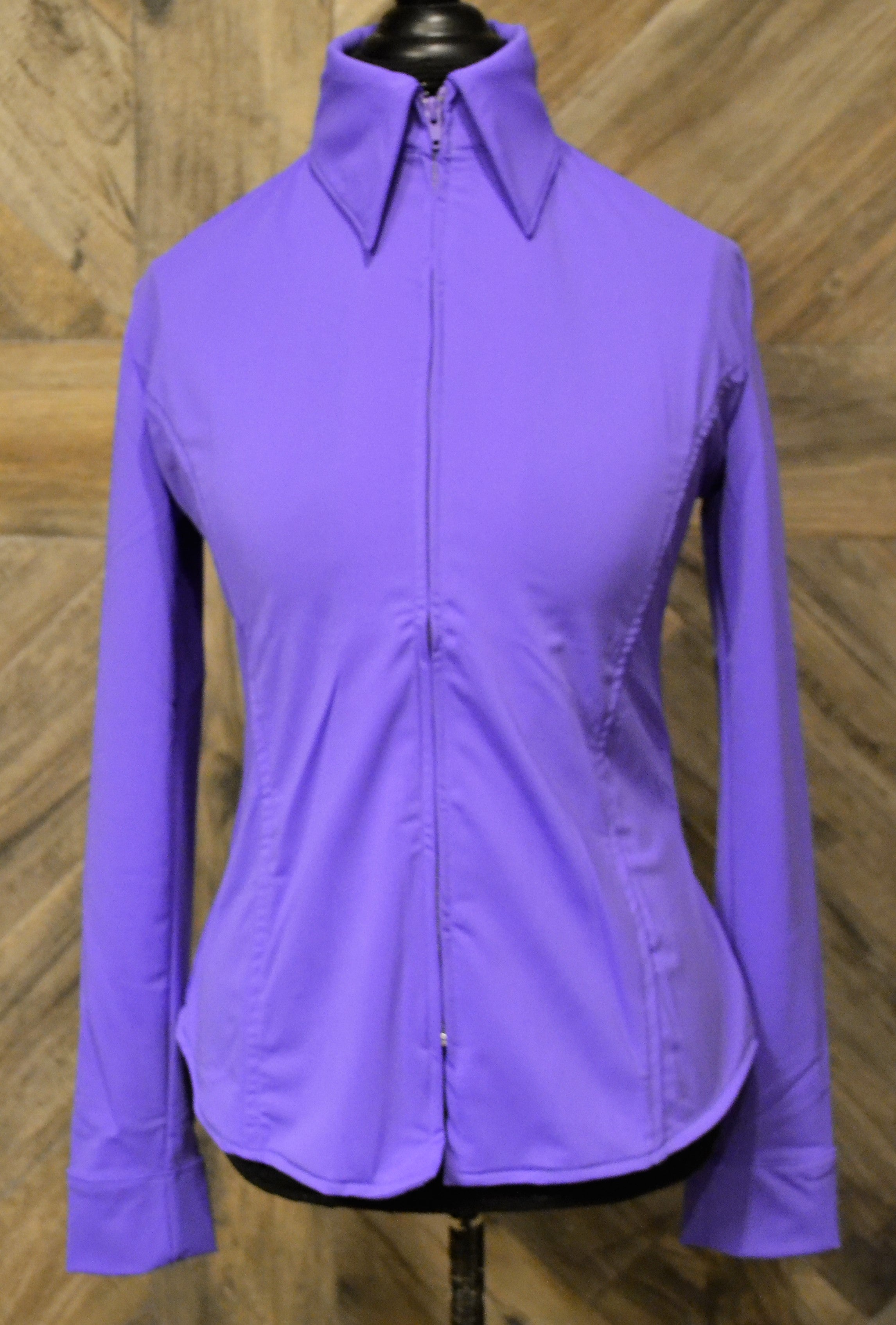 SS Show Purple Fitted Zip Up – Show Stoppin'