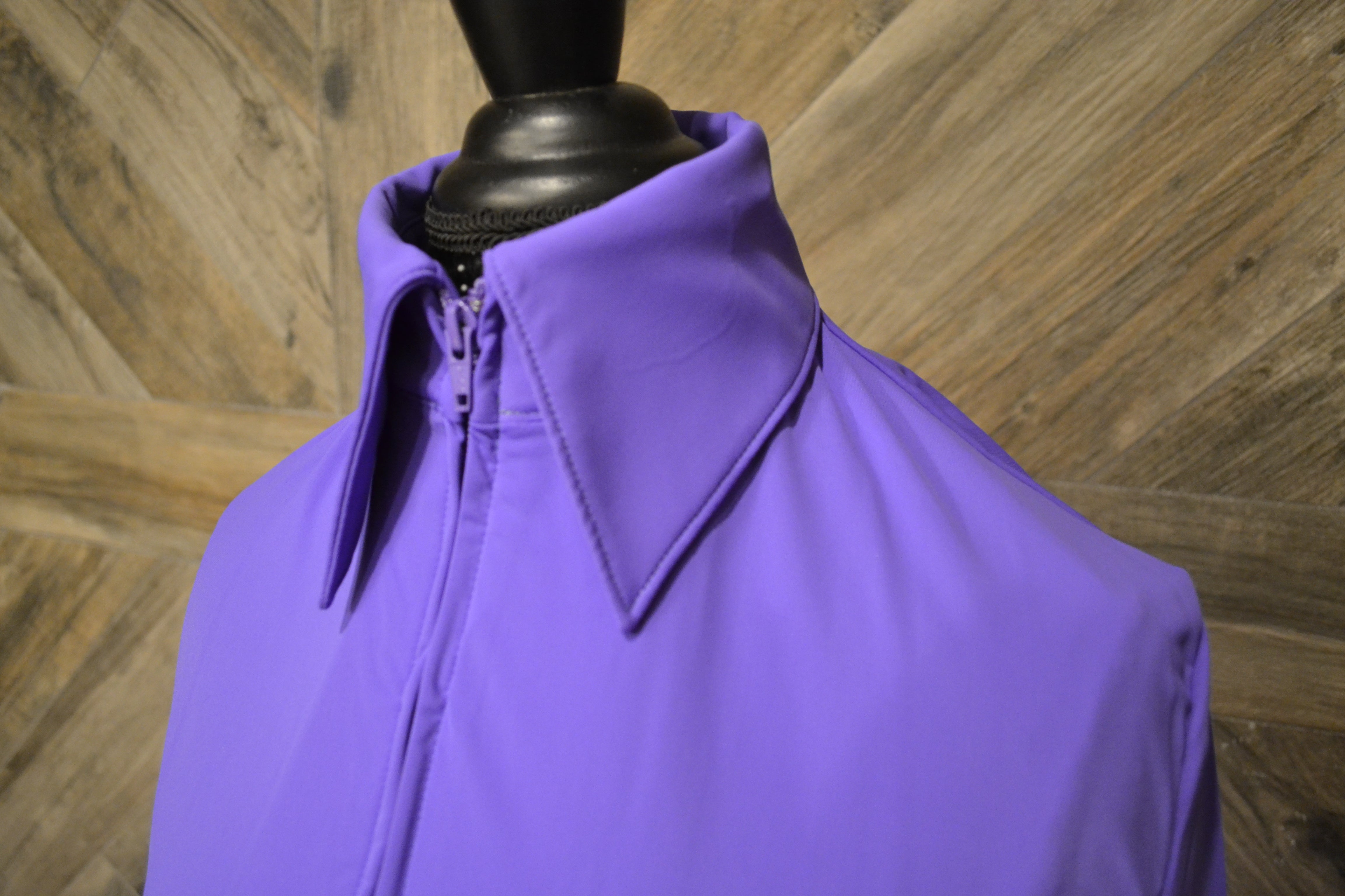 SS Show Purple Fitted Zip Up – Show Stoppin'